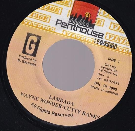 Wayne Wonder, Cutty Ranks - Lambada - Backyard Record