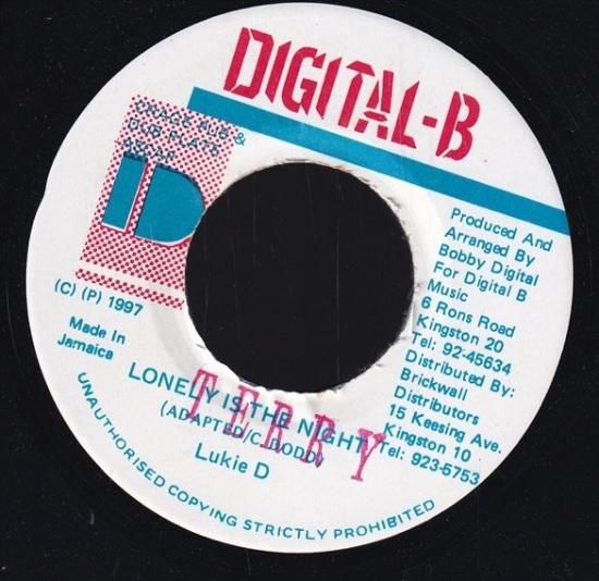 [Lecture Riddim] Lukie D - Lonely Is The Night - Backyard Record