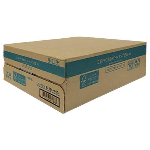 三菱製紙 三菱PPC用紙RE-W FSC認証-MX A3 1箱3冊入 - ジムエール -シミズ事務機 オンラインショップ